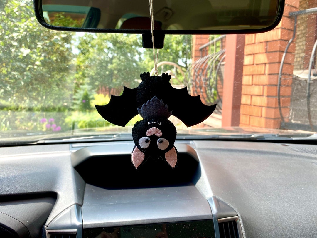 Bat Car Mirror Hanger Charm Bat Halloween Lover Gift Ornament for Car ...