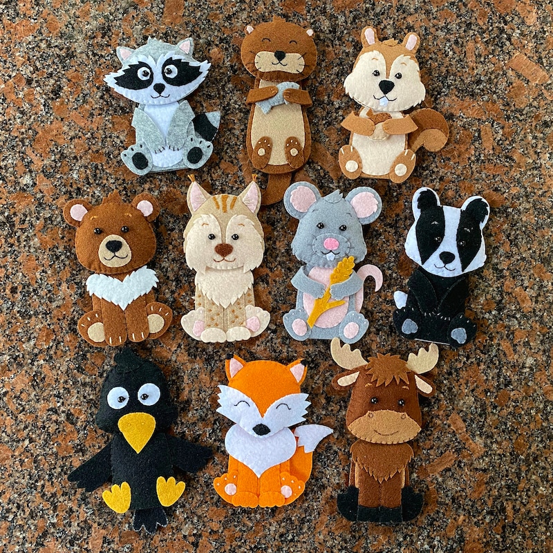 Felt Animals - Etsy