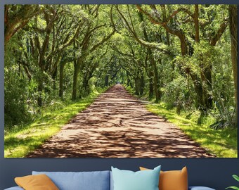 Magical Forest Path Self-adhesive Poster Vivid Colors - Etsy