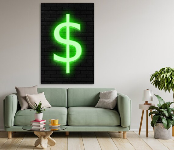 Dollar Sign Wall Art