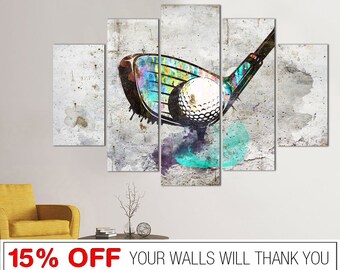 Abstract Golf Art - Etsy