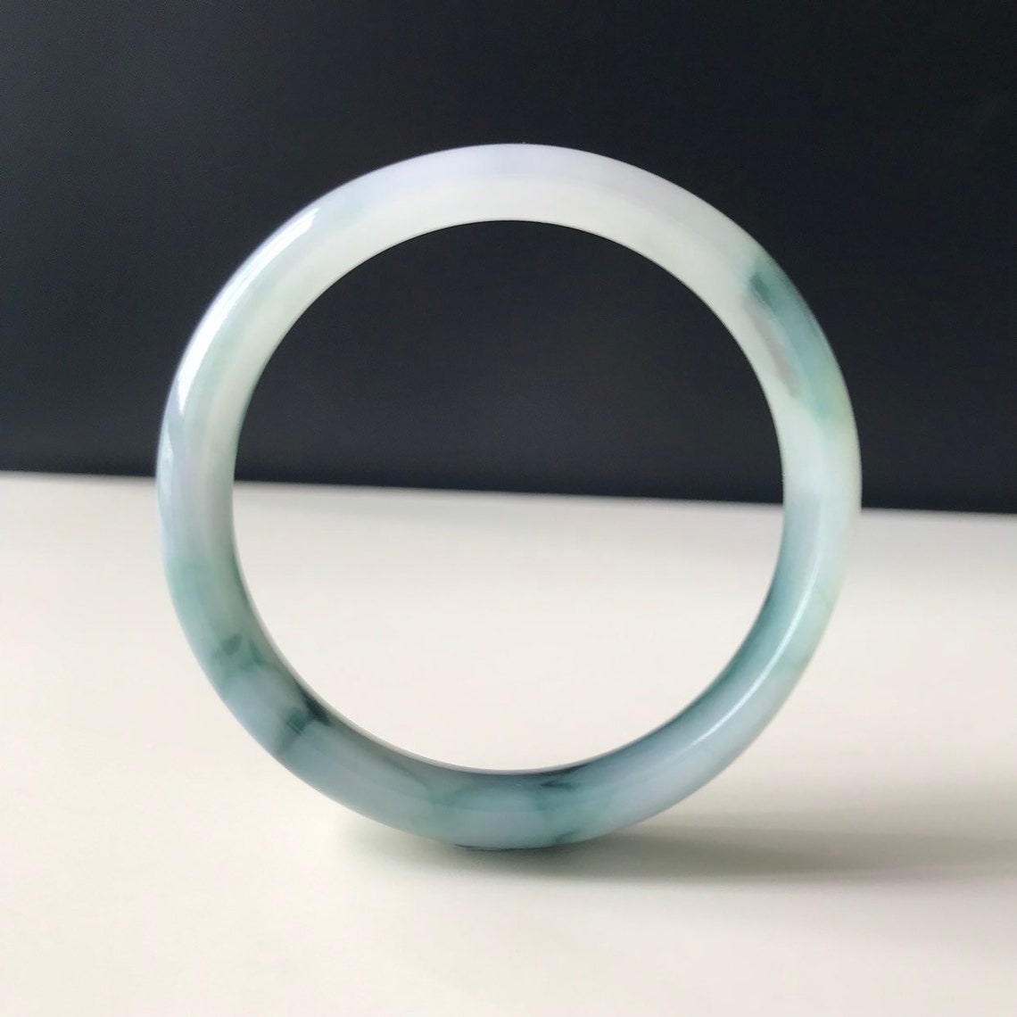 Jade Bangle 53mm Natural Type A Burmese Jadeite Jade 100% | Etsy