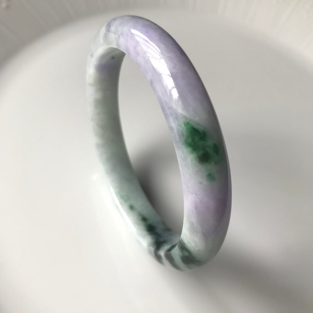Jade Bangle 55.8mm - Certified Natural Type A Jadeite Bangle 100% ...