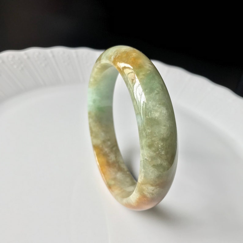 Jade Bangle 58.1mm - Authentic Natural Burmese Jadeite Type A ...