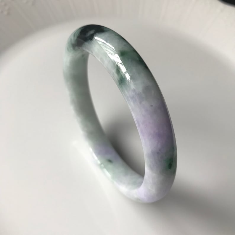 Jade Bangle 55.8mm - Certified Natural Type A Jadeite Bangle 100% ...