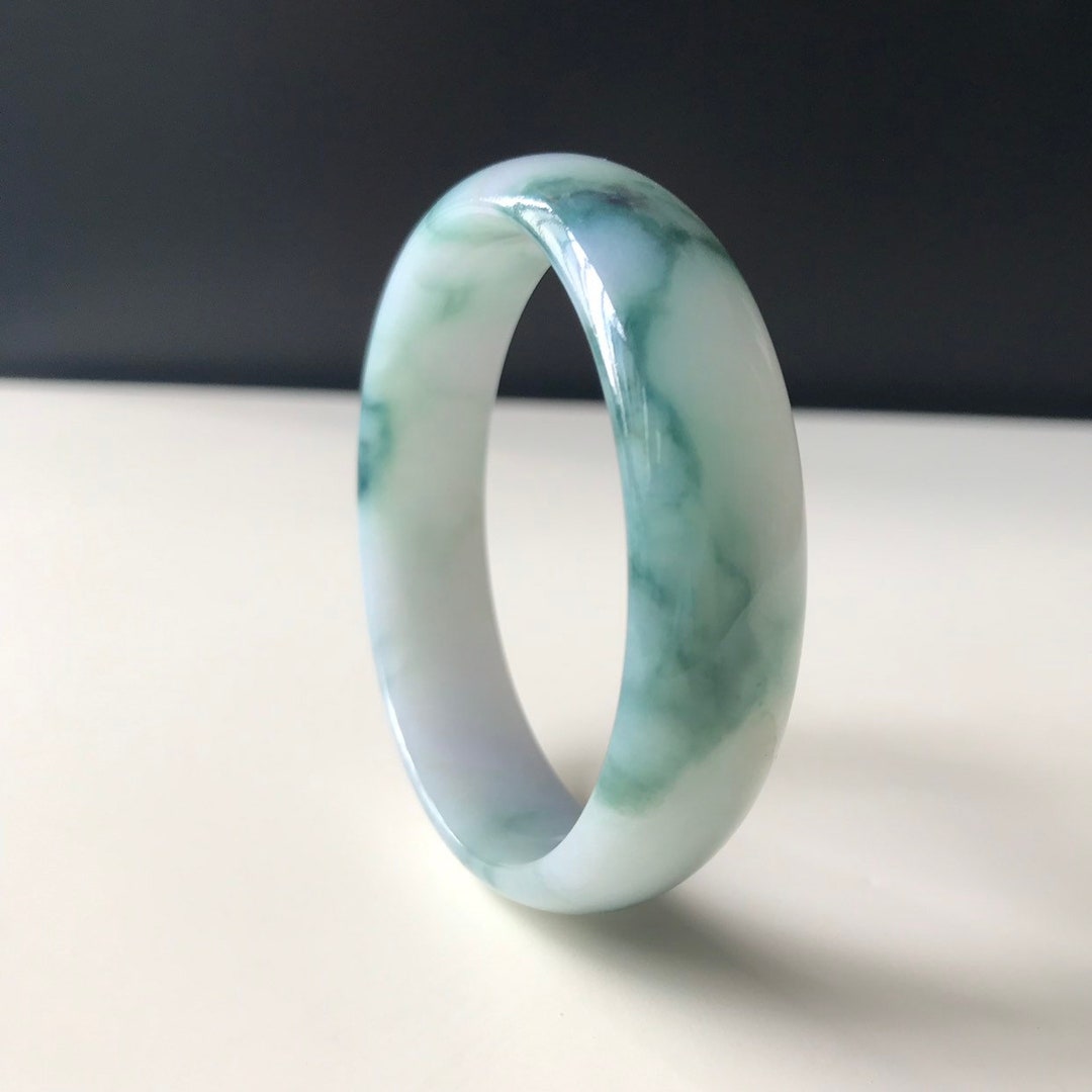Jade Bangle 53mm Natural Type A Burmese Jadeite Jade 100% - Etsy