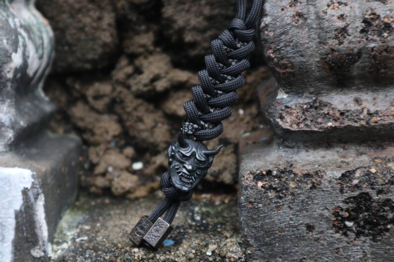 Hannya Mask & Oni Mask Lanyard Foo Dog Foo Lion Keychain - Etsy