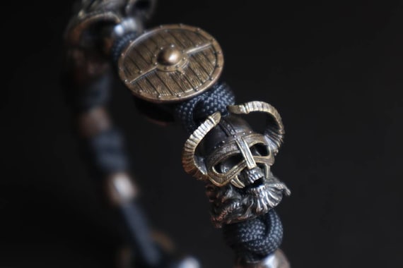 The Undead Viking With Viking Shield and Skull Army Premium - Etsy