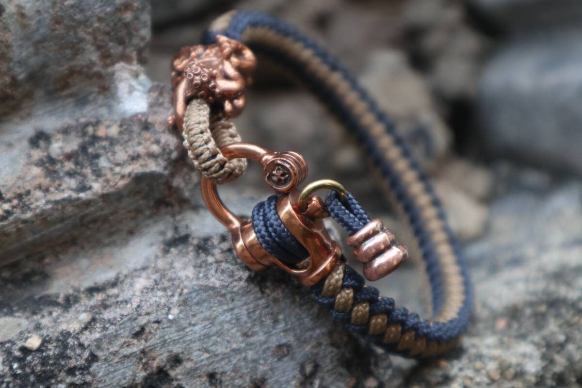 The Kraken Premium Paracord Bracelet Nautical Bracelet Sea - Etsy