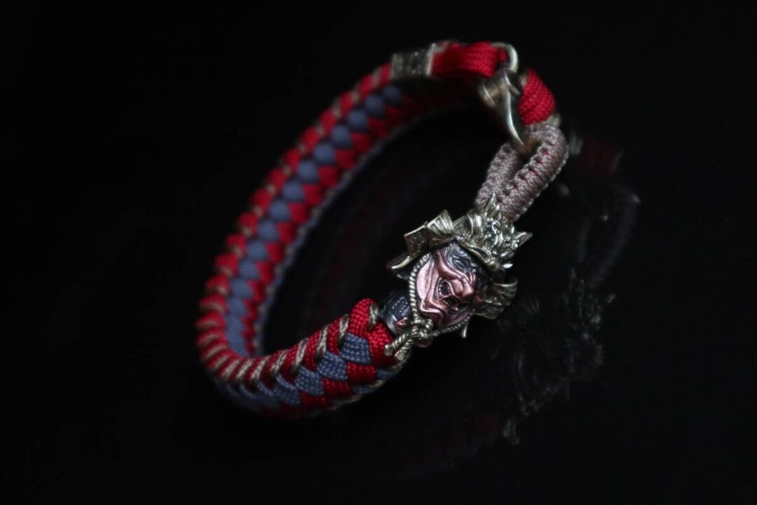 The Bushi Premium Paracord Bracelet, Samurai Helmet Bracelet, Bushido ...