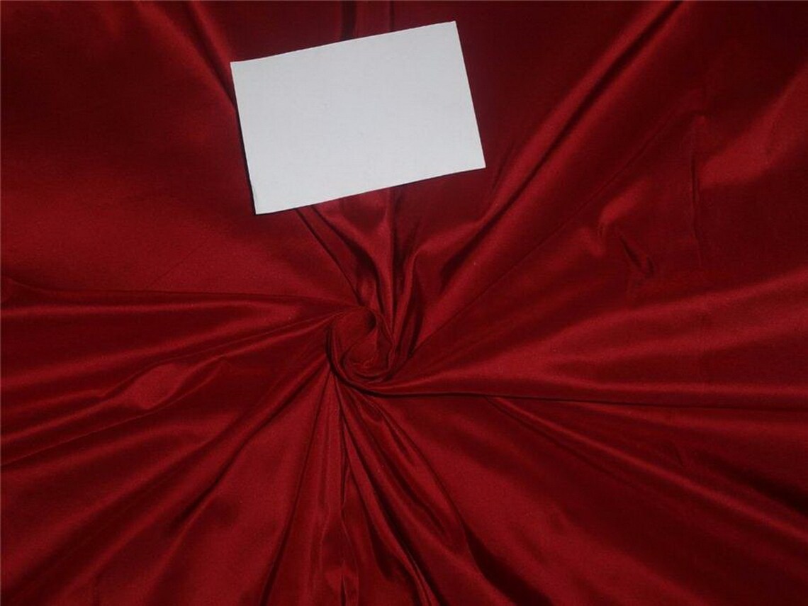 Blood Red Silk Taffeta Fabric 31 Momme Taf#44[4]/taf269/taf256 54" Wide ...