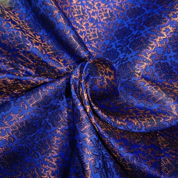 Blue Brocade - Etsy