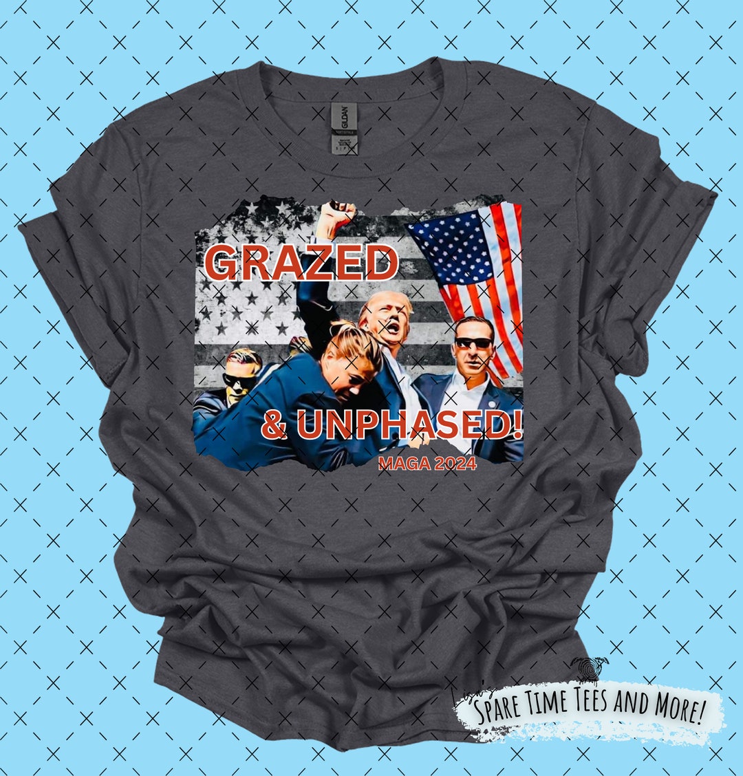 Trump 2024 Grazed Bullet Shooting - Etsy
