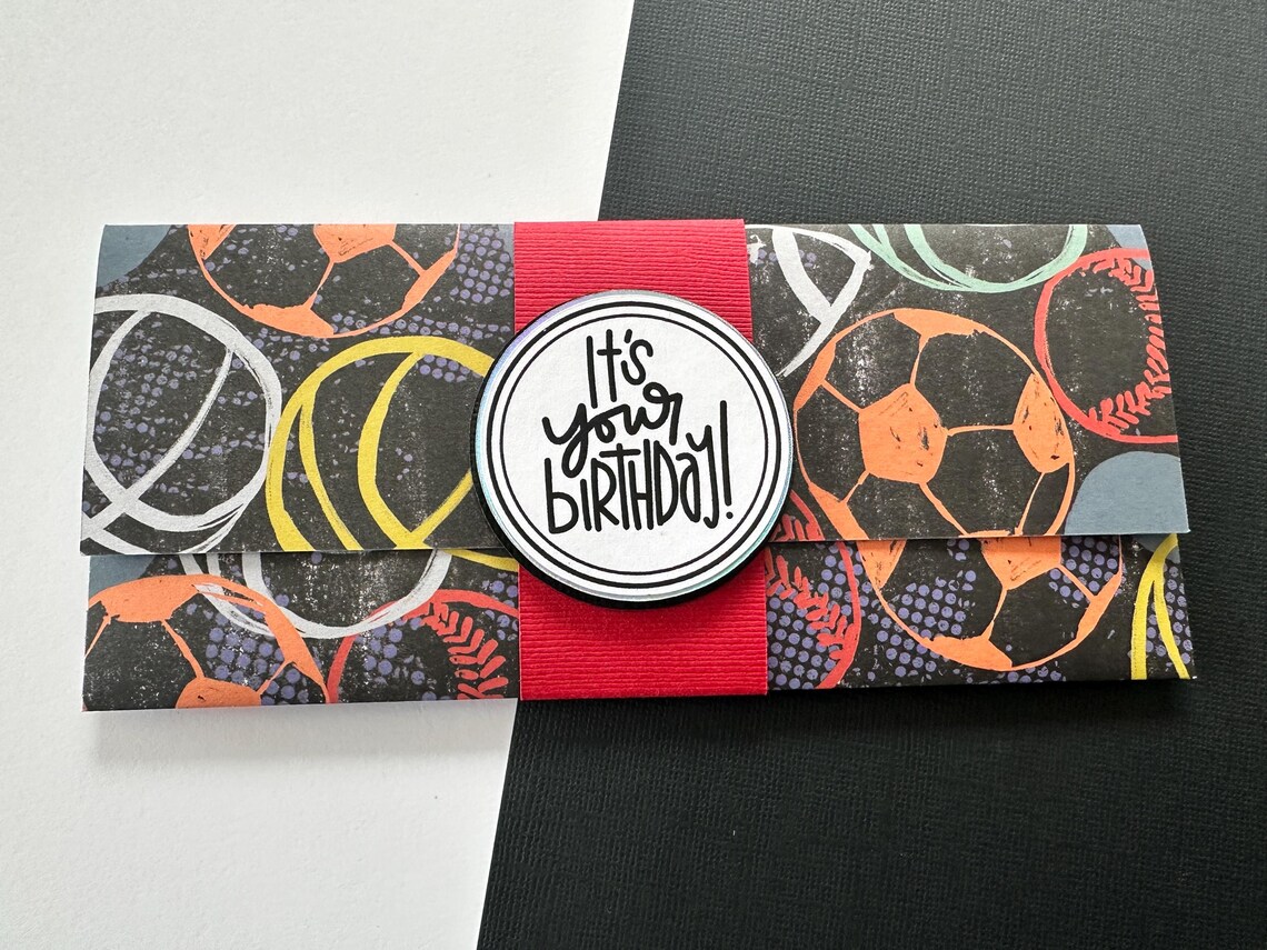 Birthday Money Envelope for Boys | Teen Birthday Cash Holder | Handmade ...