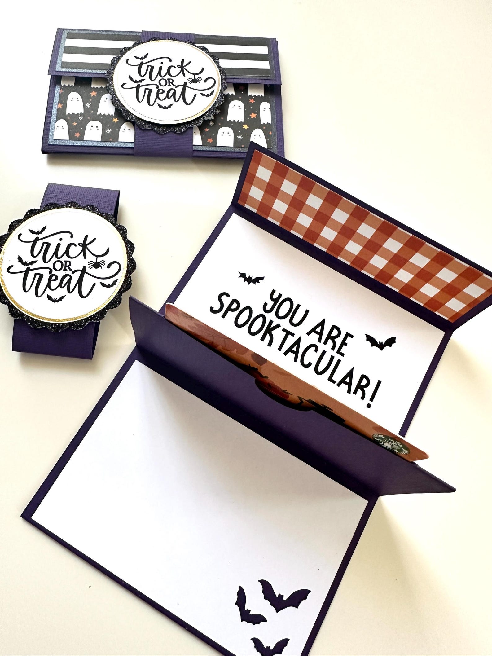 Halloween Gift Card Holder, Pop up Gift Card Holder, Spooky Treat, Boo ...