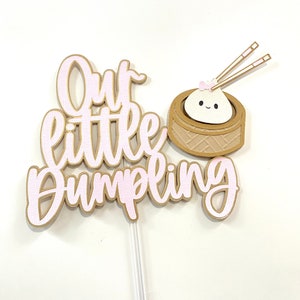 Dumpling Cake Topper,baby Dumpling, Dumpling Baby Shower - Etsy