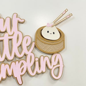 Dumpling Cake Topper,baby Dumpling, Dumpling Baby Shower - Etsy