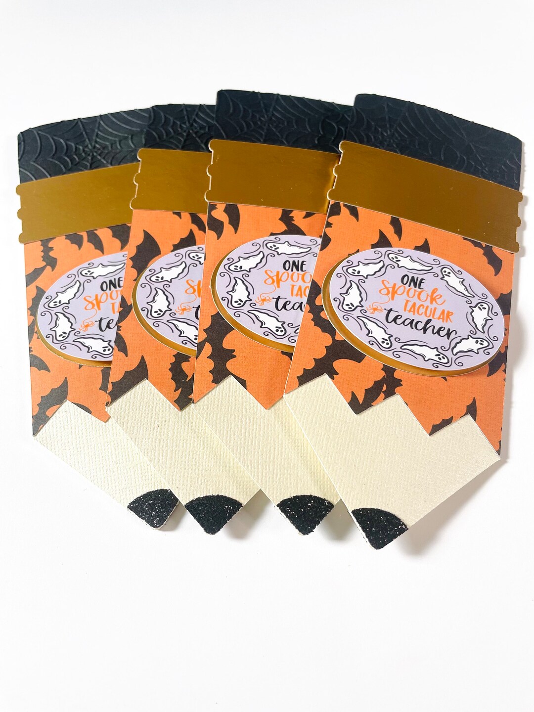 Halloween Teacher Appreciation Card, Gift Card Holder - Etsy
