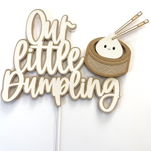Dumpling Cake Topper,baby Dumpling, Dumpling Baby Shower - Etsy
