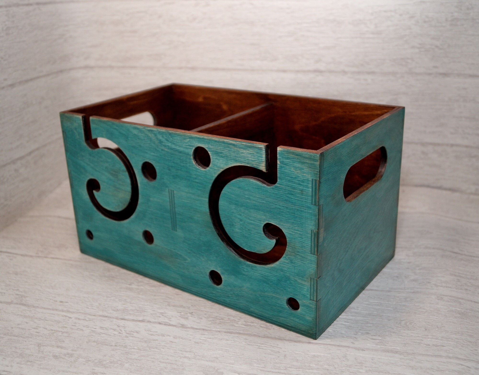 Lilac Yarn Box Large Yarn Bowl Crochet Bowl Gifts for | Etsy