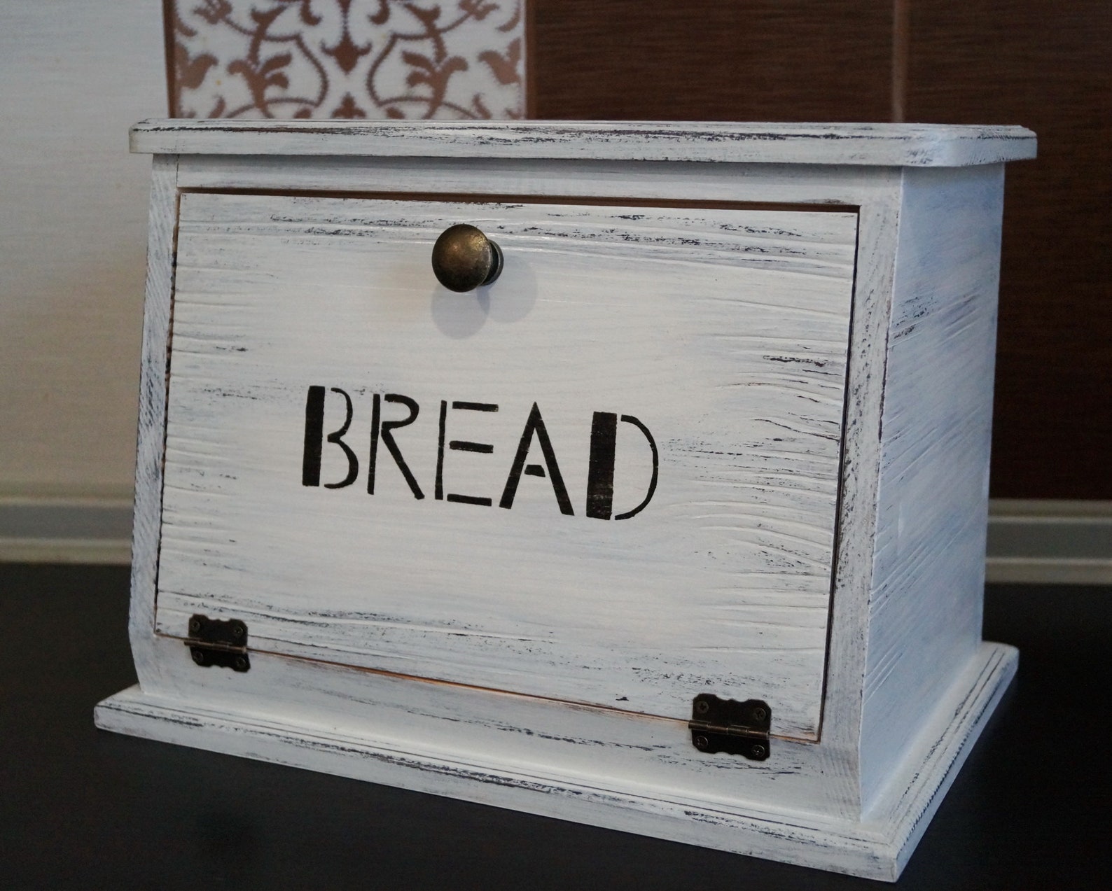 Bread Box Vintage Bread Bin Farmhouse Kitchen Storage | Etsy