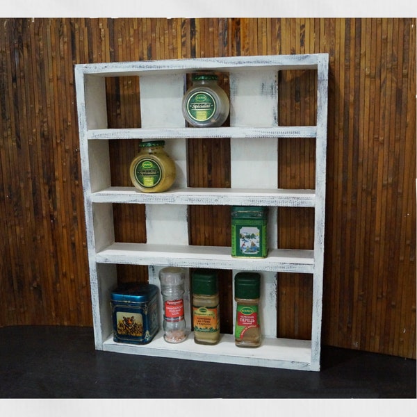 White Spice Rack - Etsy