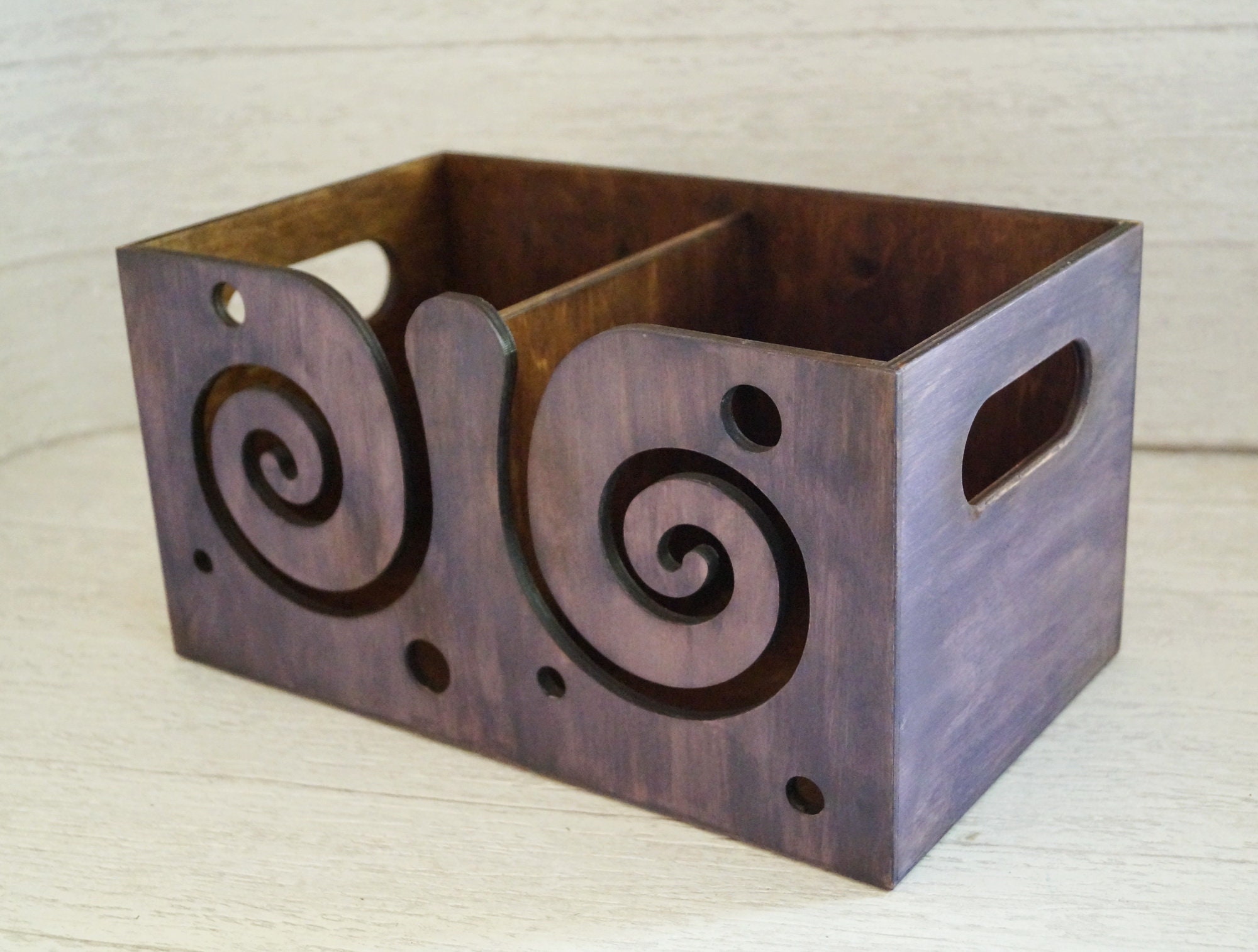 Lilac Yarn Box Large Yarn Bowl Crochet Bowl Gifts for - Etsy