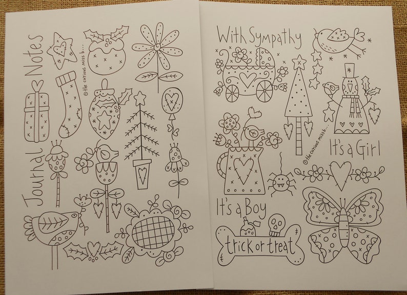 PDF Pattern TINY STITCHERIES A Bumper Pattern With Over - Etsy