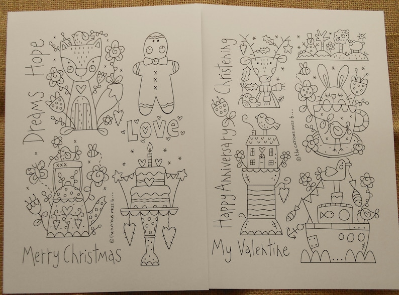 PDF Pattern TINY STITCHERIES A Bumper Pattern With Over - Etsy