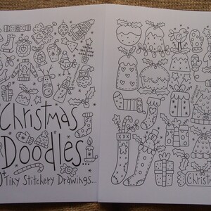 Christmas DOODLES PDF Pattern - A Bumper Set of Over 160 Tiny Christmas ...