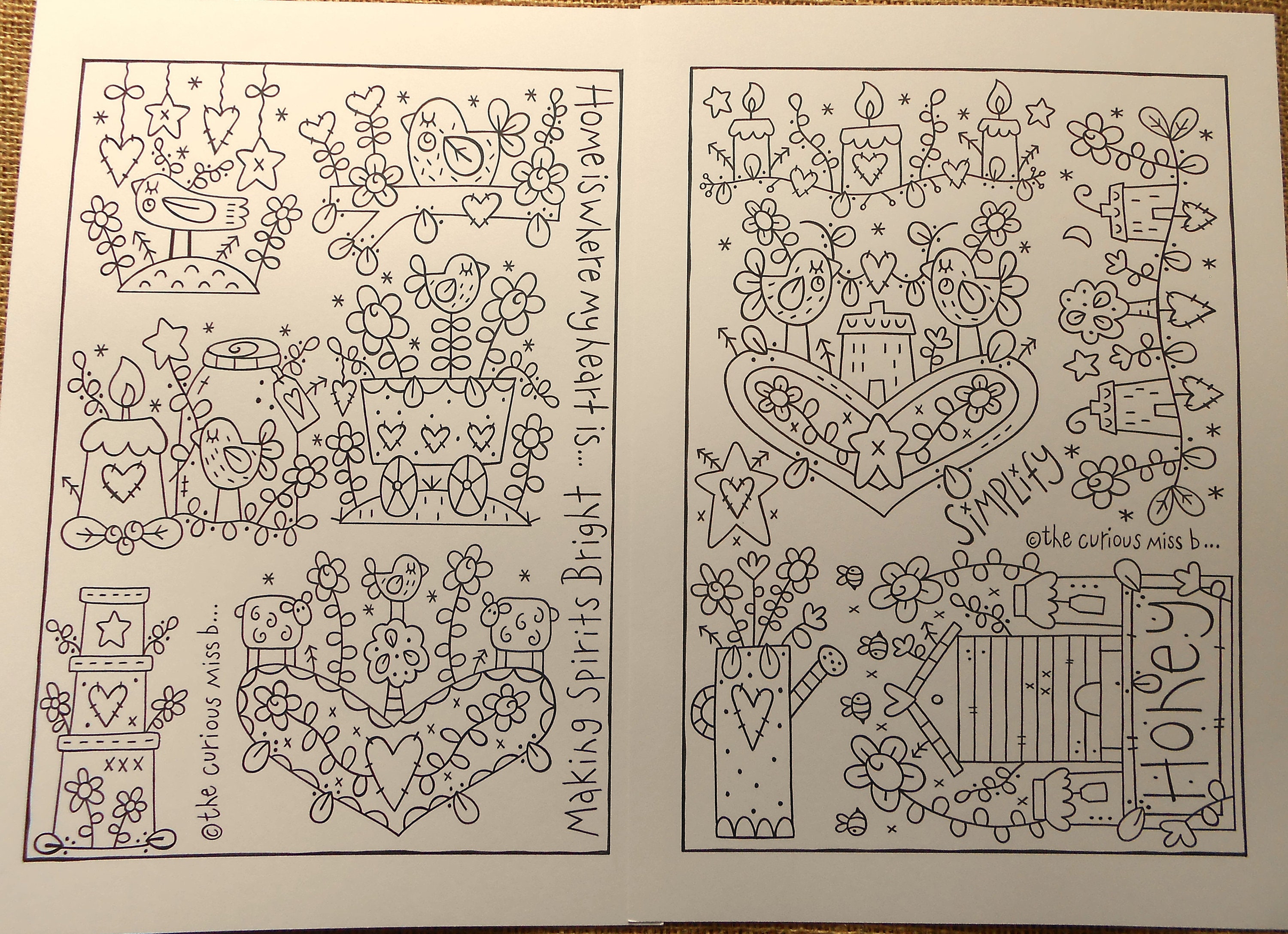 NEW 2024 - PRIMITIVE BLESSINGS Pdf Pattern of Stitchery Drawings - 40 ...