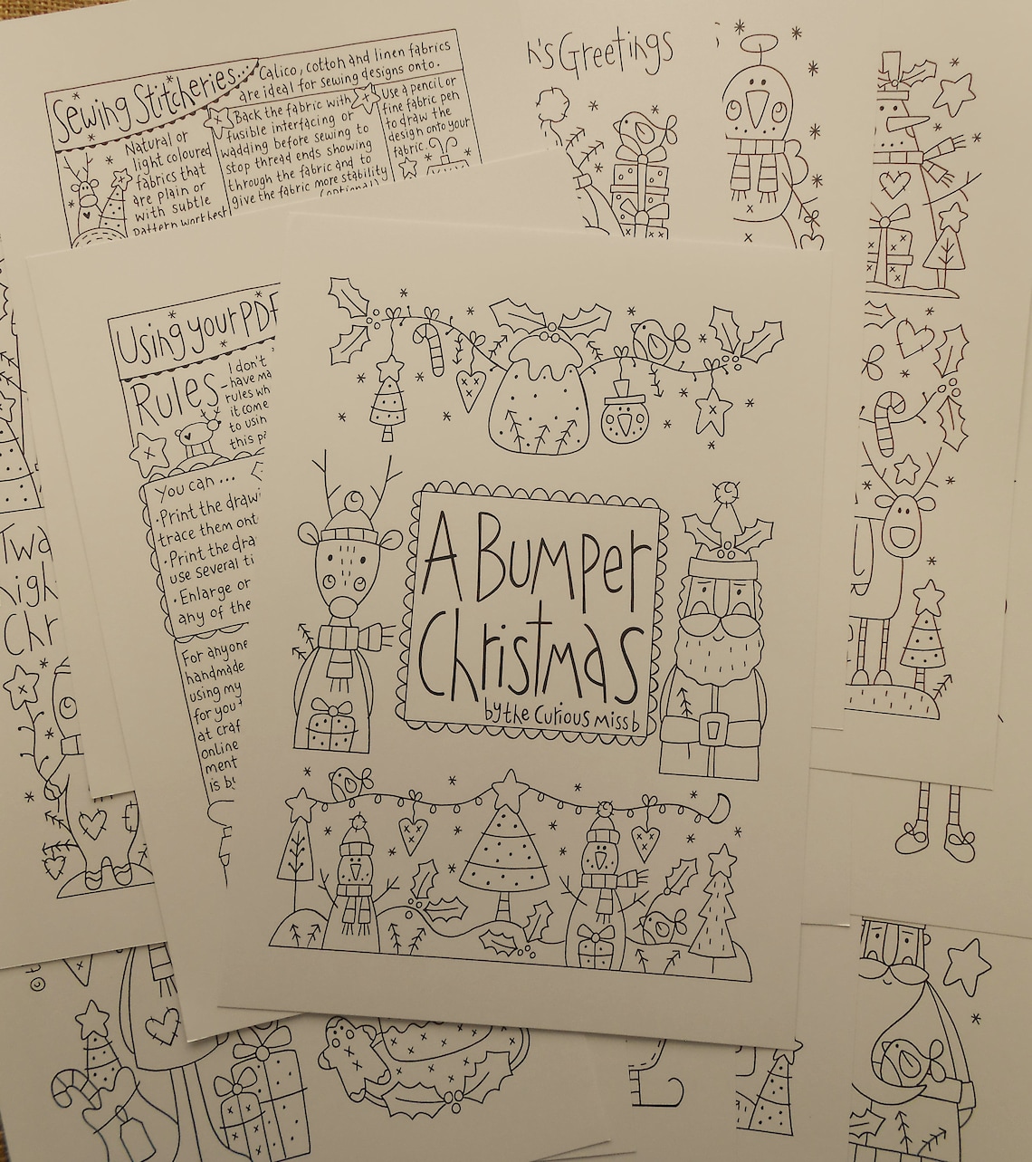 PDF PATTERN A BUMPER Christmas Stitcheries Over 80 - Etsy