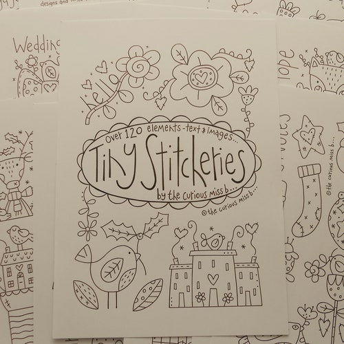 PDF Pattern TINY STITCHERIES A Bumper Pattern With Over - Etsy