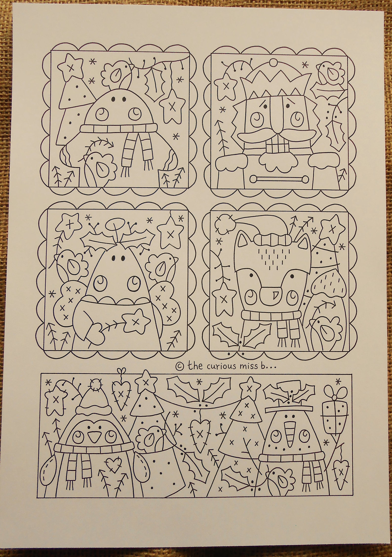 PDF PATTERN Christmas JOY Stitcheries 14 Christmas Themed Stitchery ...