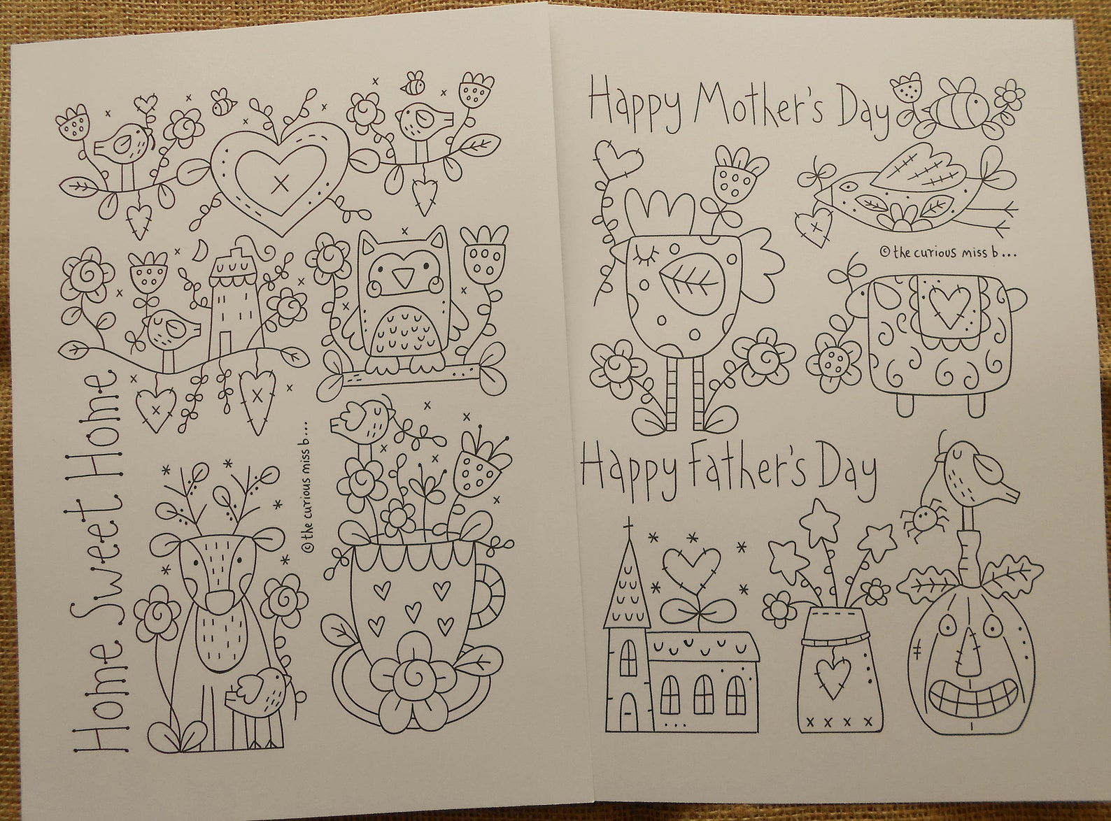 PDF Pattern - TINY STITCHERIES - A Bumper Pattern With Over 120 Mixed ...