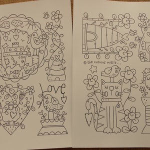 PDF Pattern #19 - BUMPER COLLECTION 2 Stitchery Drawings - Over 30 ...