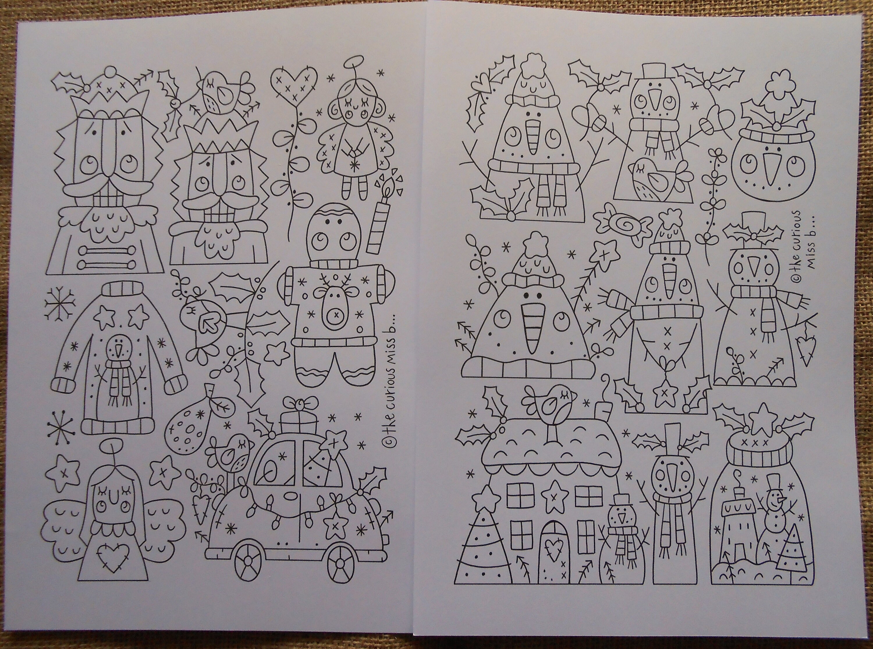 Christmas DOODLES PDF Pattern A Bumper Set of Over 160 Tiny Christmas ...