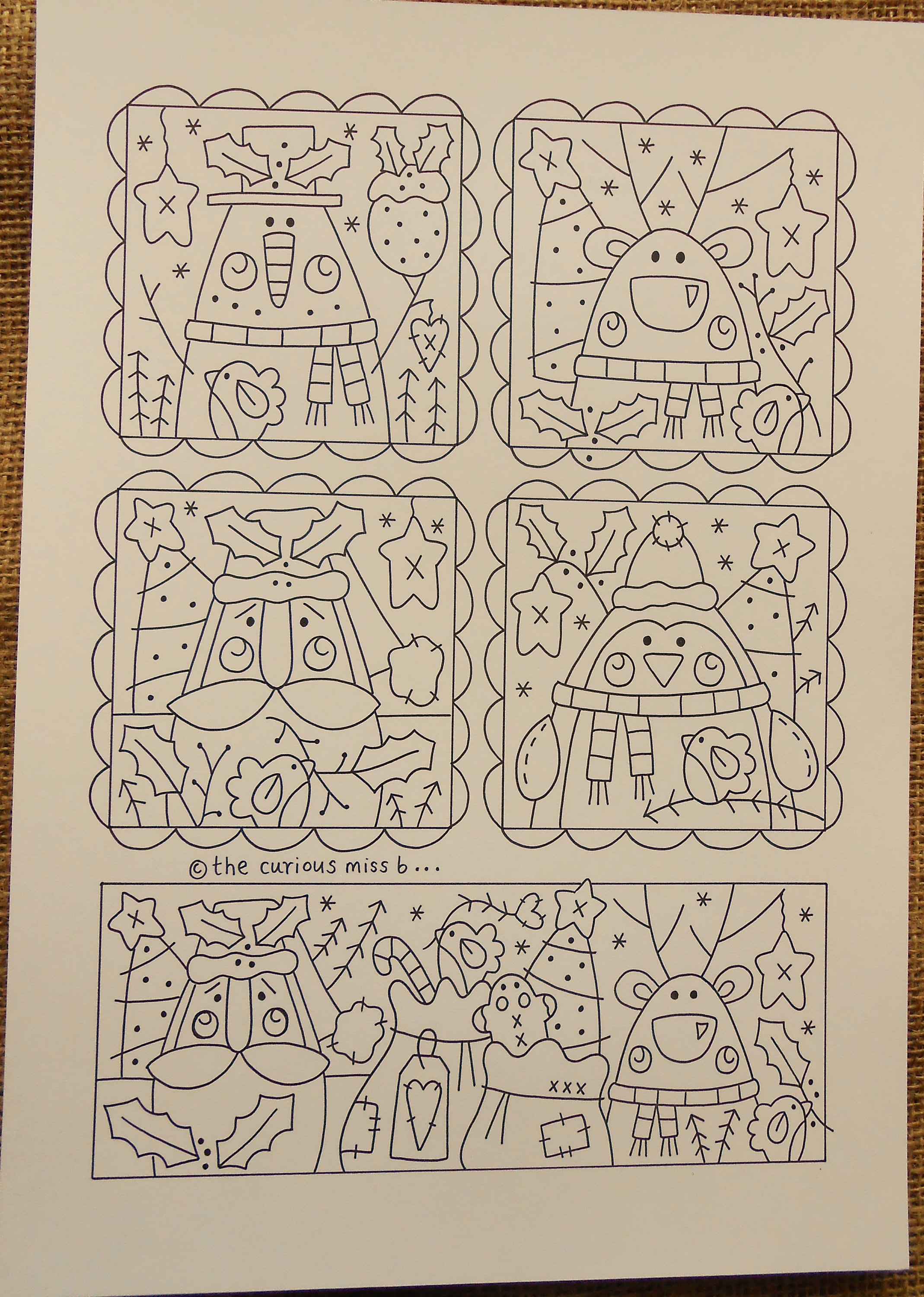 PDF PATTERN Christmas JOY Stitcheries 14 Christmas Themed Stitchery ...