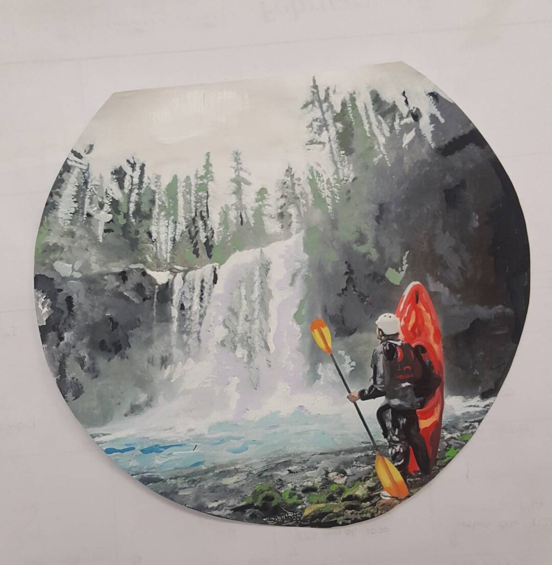Whitewater Kayak 8x10 Print, Hand Signed by Artist. - Etsy