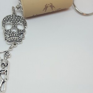 Skull Skeleton Key Chain - Etsy