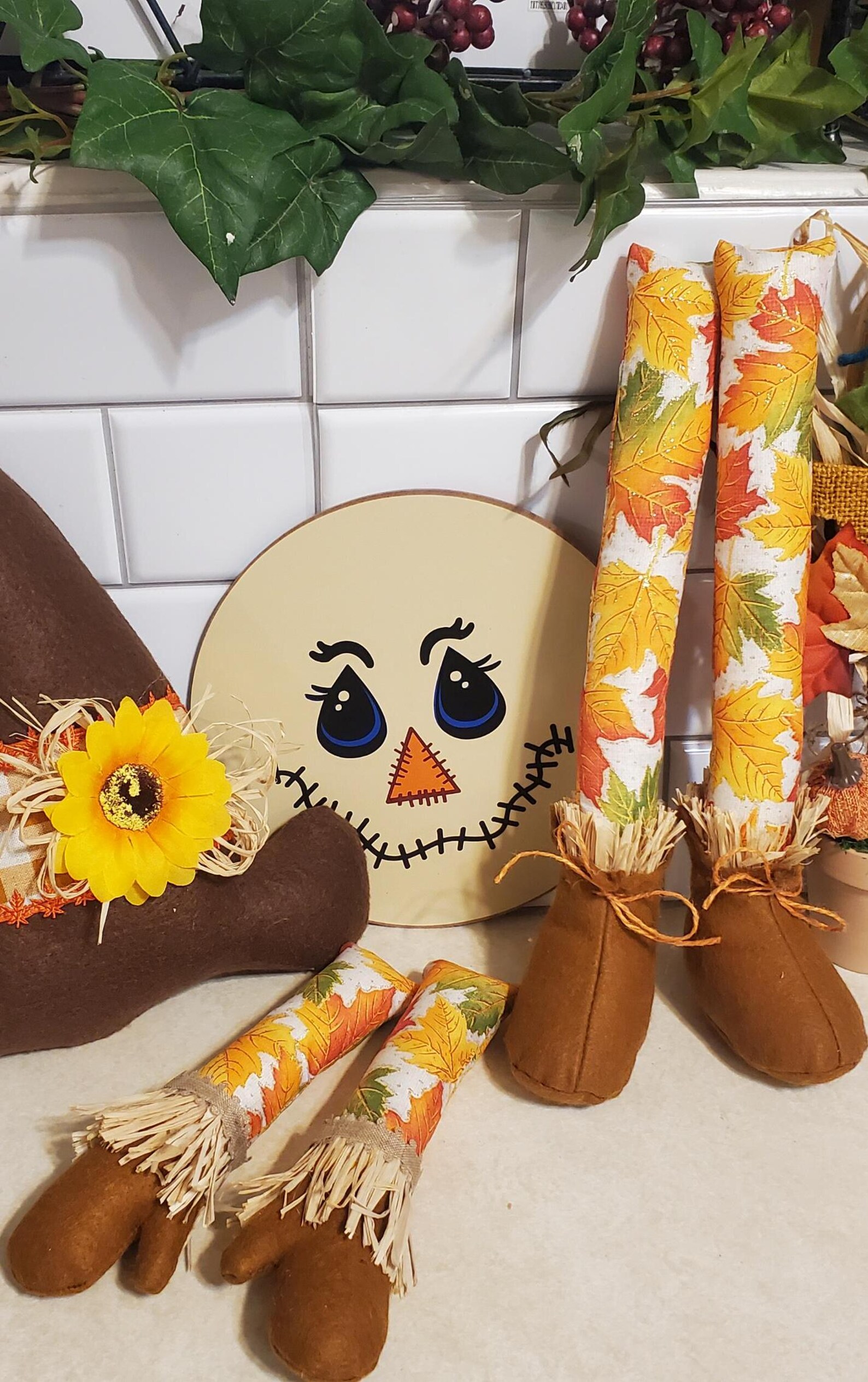 Handmade Scarecrow Arms and Legs Set: Fall Wreath Attachment - Etsy