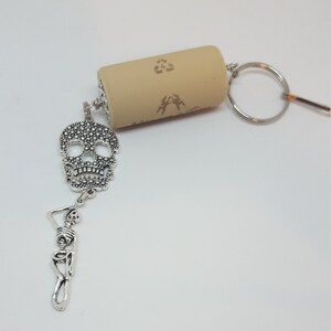 Skull Skeleton Key Chain - Etsy