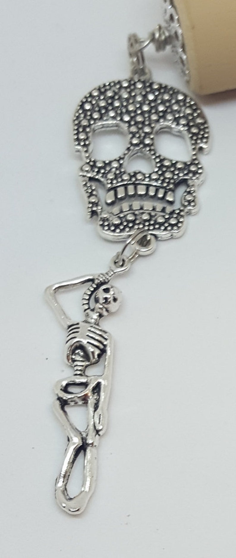 Skull Skeleton Key Chain | Etsy