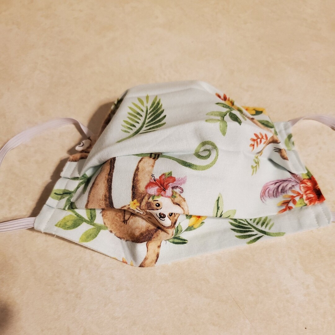 Face Mask for Adult, Fabric Face Mask, Washable Face Mask Mint Green ...