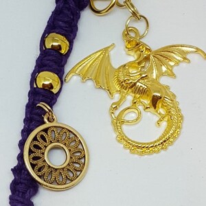 Dragon Hemp Macrame Key Ring - Etsy