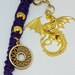 Dragon Hemp Macrame Key Ring - Etsy