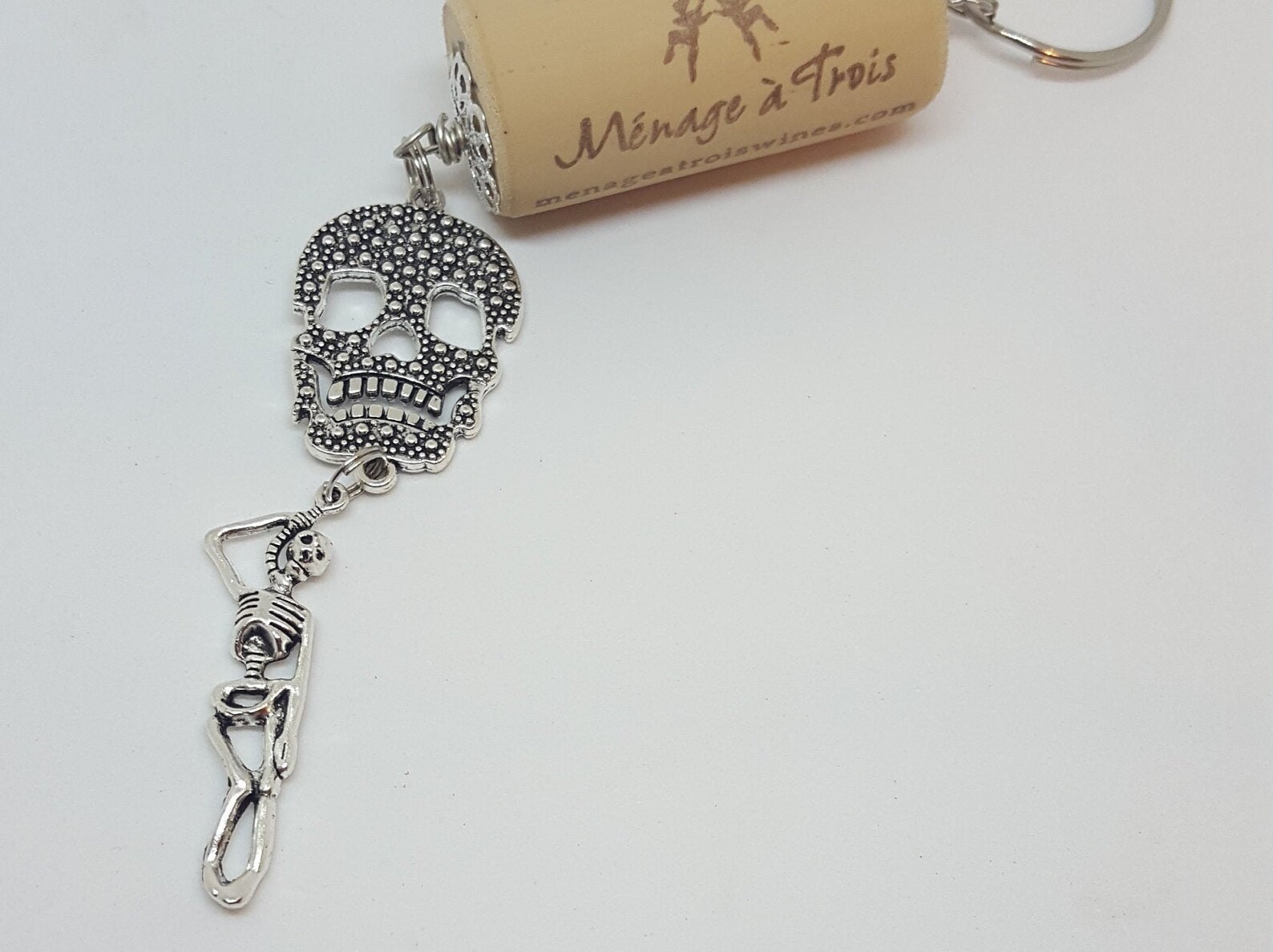 Skull Skeleton Key Chain | Etsy