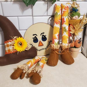 Handmade Scarecrow Arms and Legs Set: Fall Wreath Attachment - Etsy