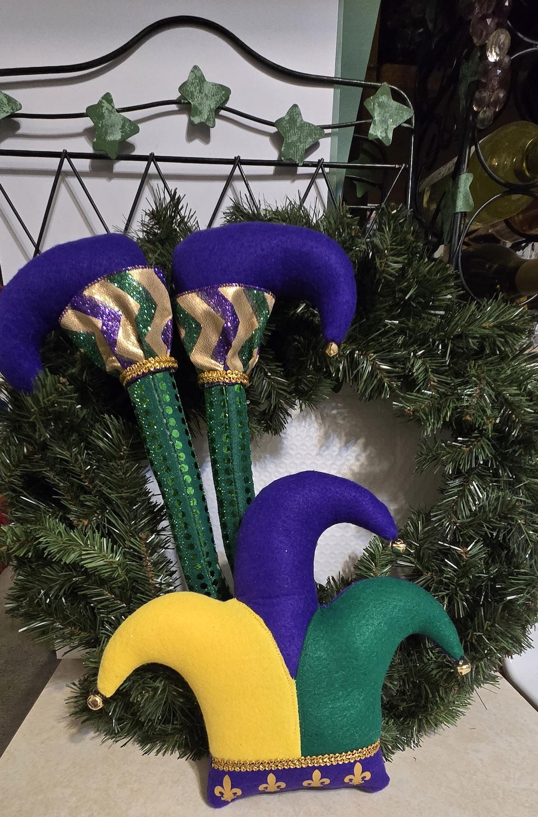 Mardi Gras Wreath Legs, Jester Legs for Wreaths - Etsy