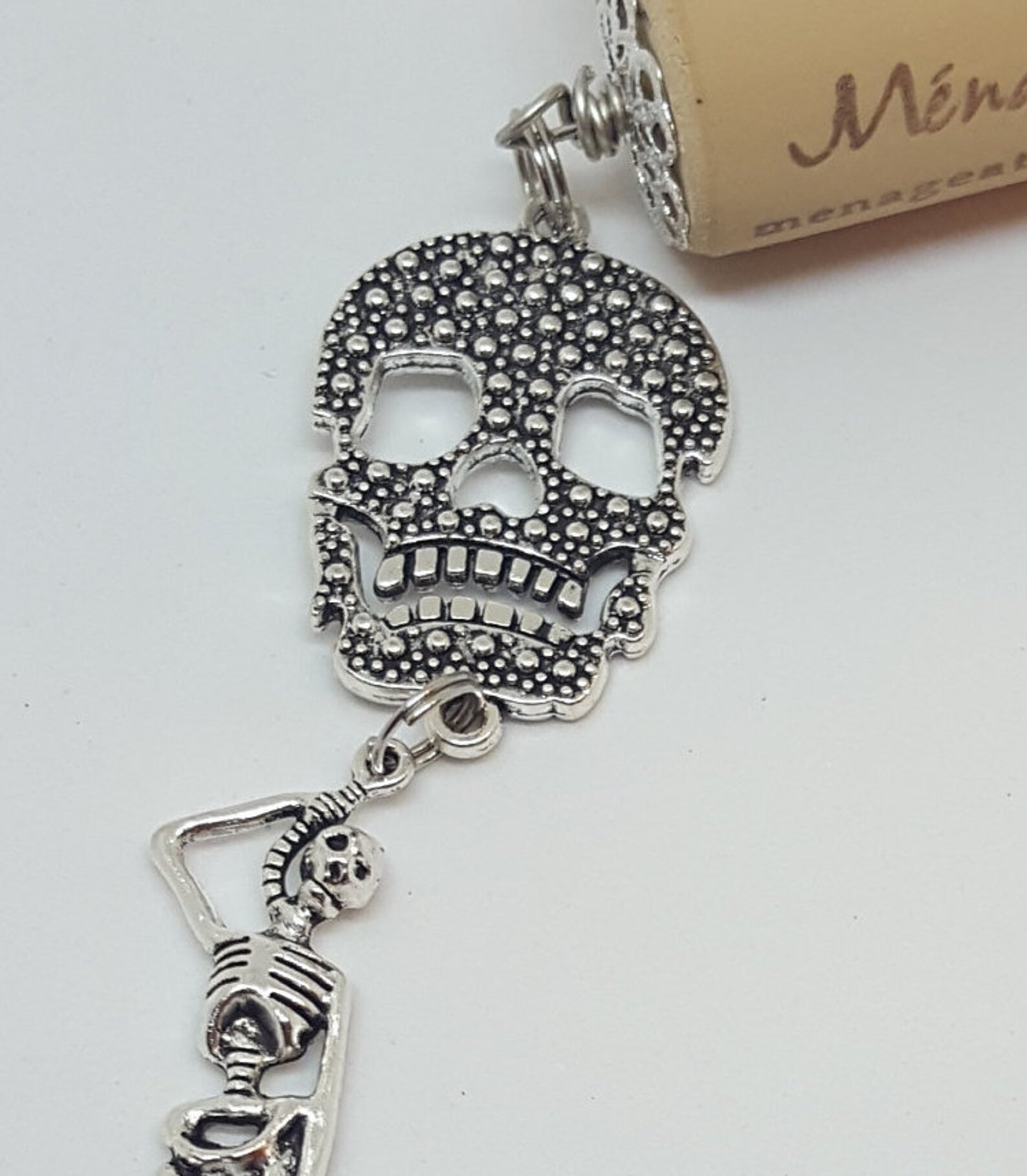 Skull Skeleton Key Chain | Etsy